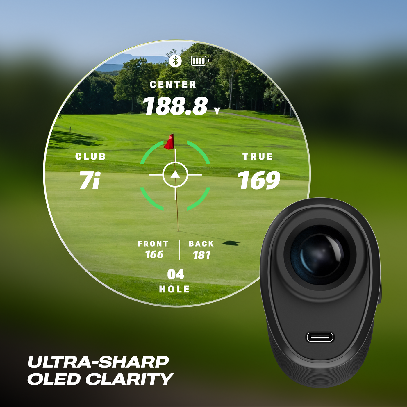 Captain Pro Golf Rangefinder – AI-Powered, GPS, 7X & 1200-Yard Range ...