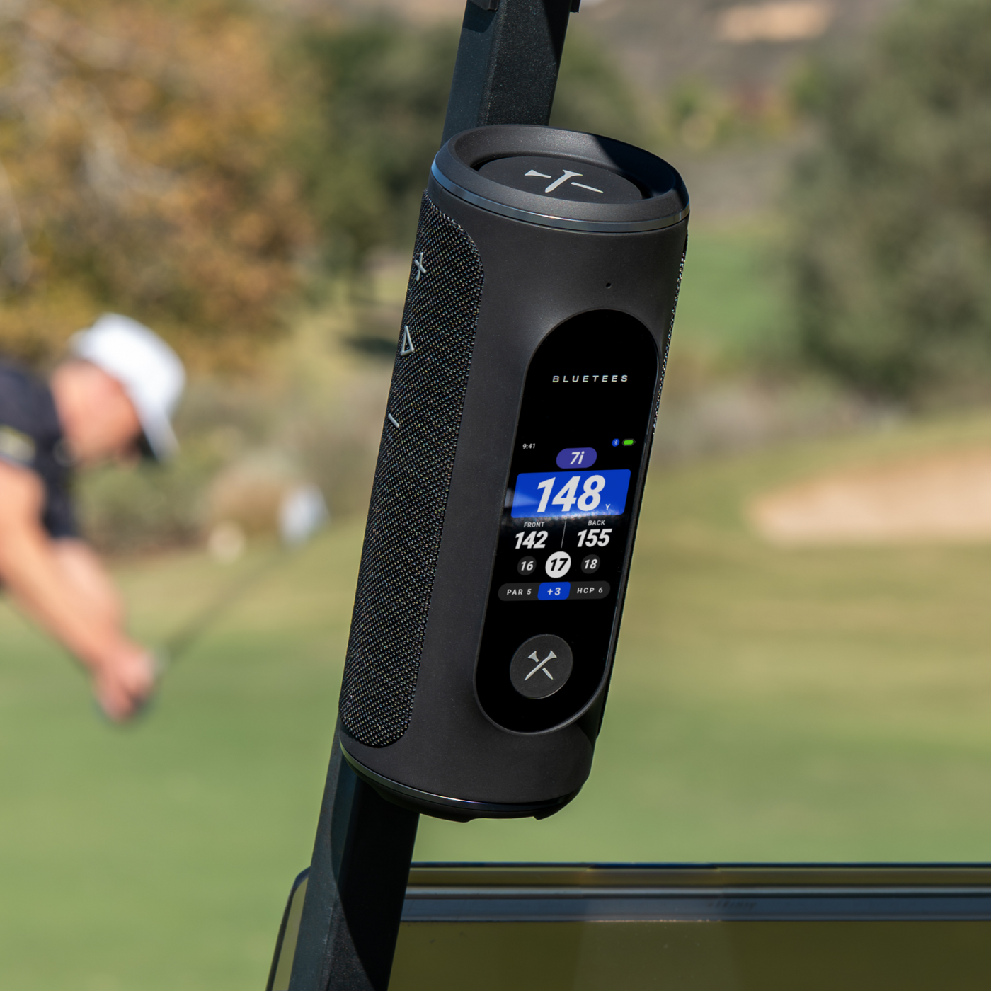 Player Pro GPS Golf Speaker – Blue Tees Golf